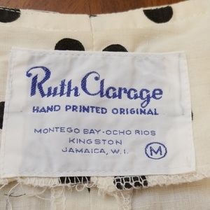 ruth clarage | Dresses | Ruth Clarage Hand Printed Original Jamican ...